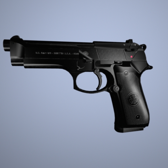 Beretta M9 by gazisohan | 3DOcean